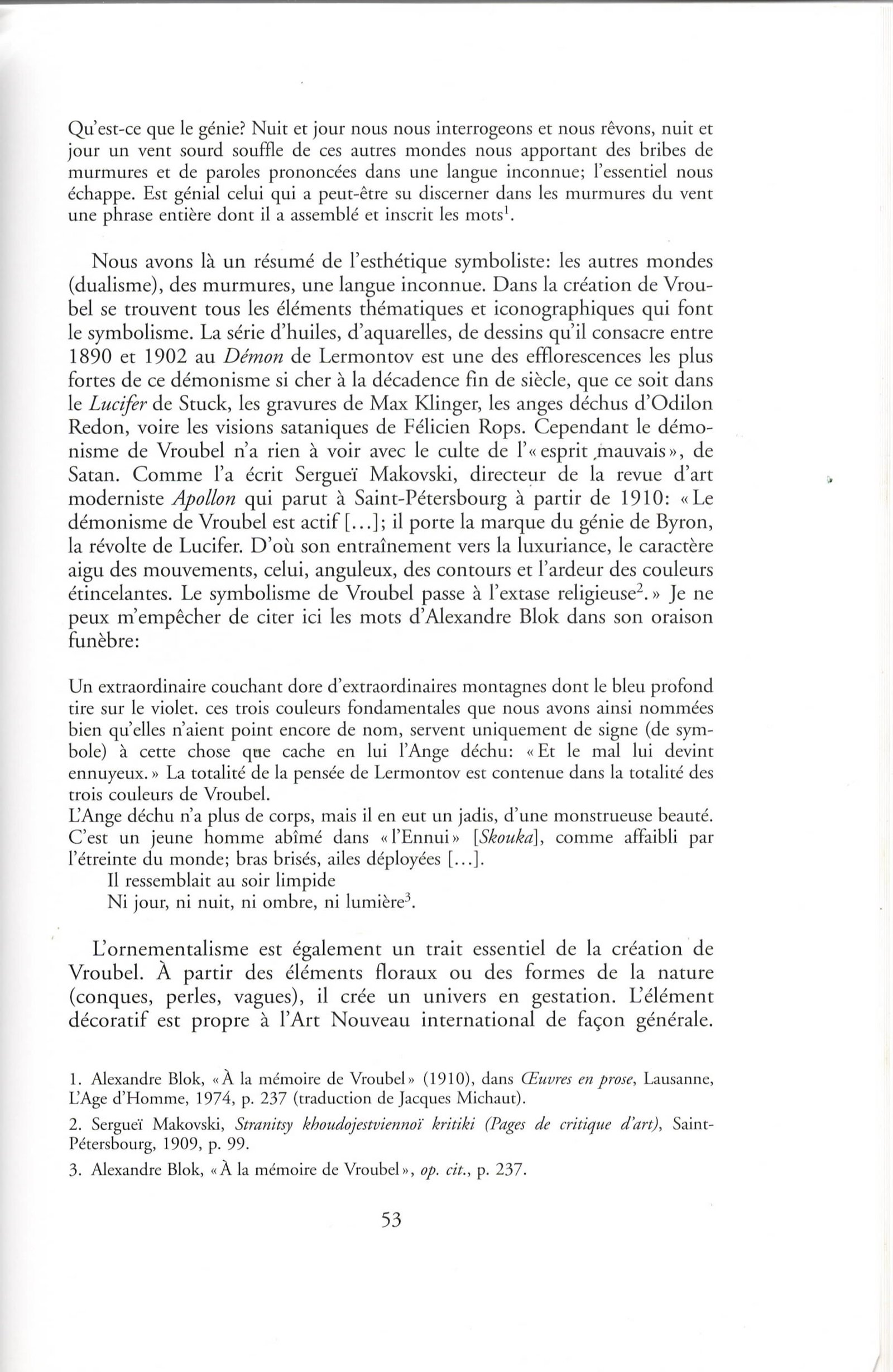 Mikhaïl Vroubel (1850-1910), actif à Kiev, en particulier dans les ...
